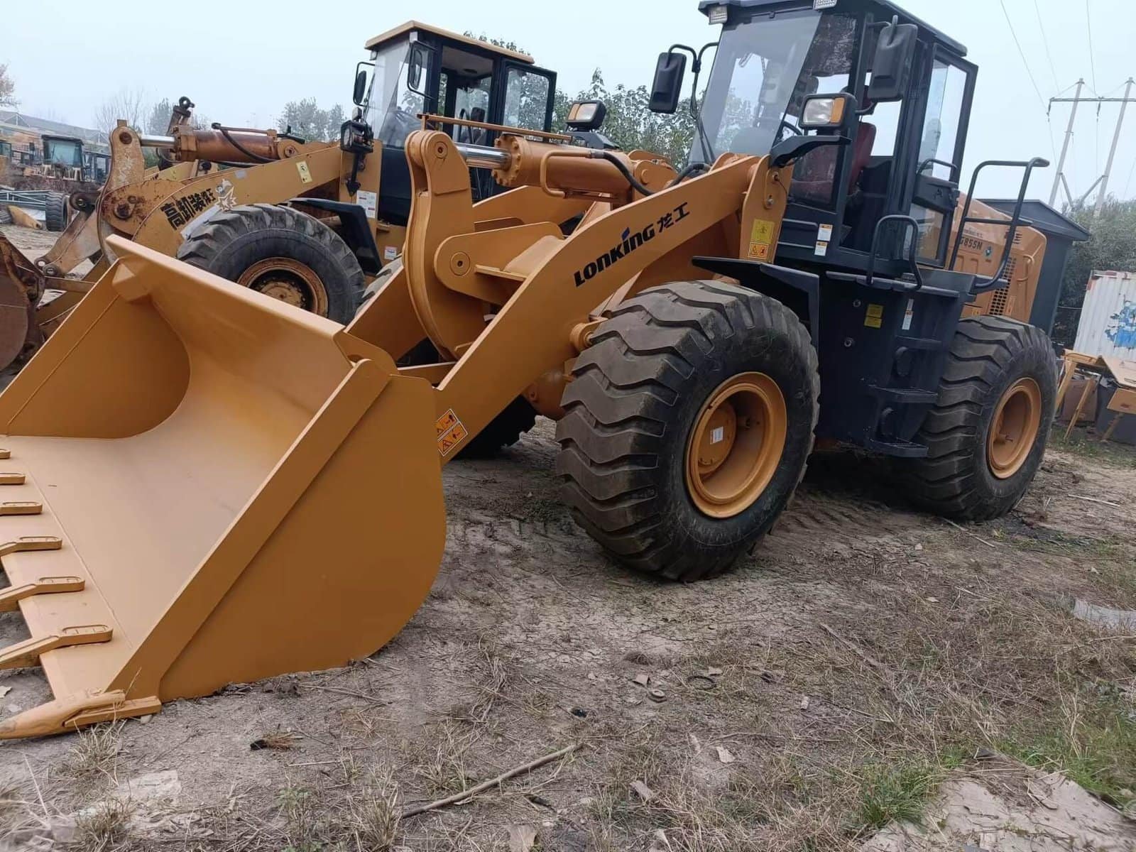 Used Loaders Wheel Lonking 855N Wheel Loader For Construction Works ...