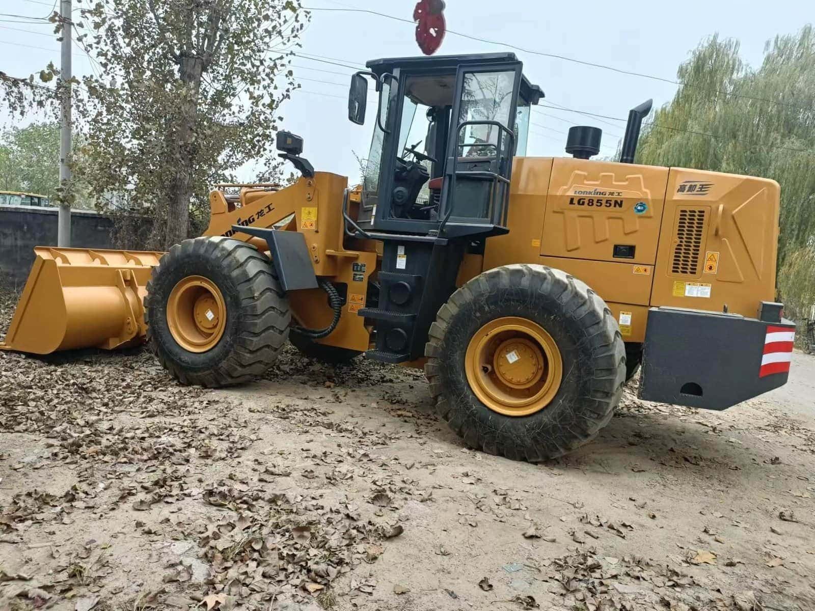 Used Loaders Wheel Lonking 855N Wheel Loader For Construction Works ...