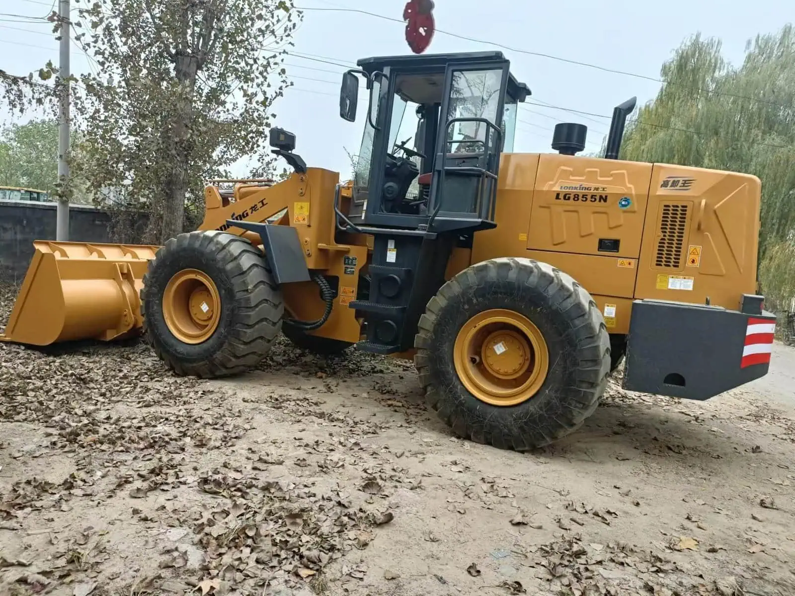 Used Loaders Wheel Lonking 855N Wheel Loader For Construction Works ...
