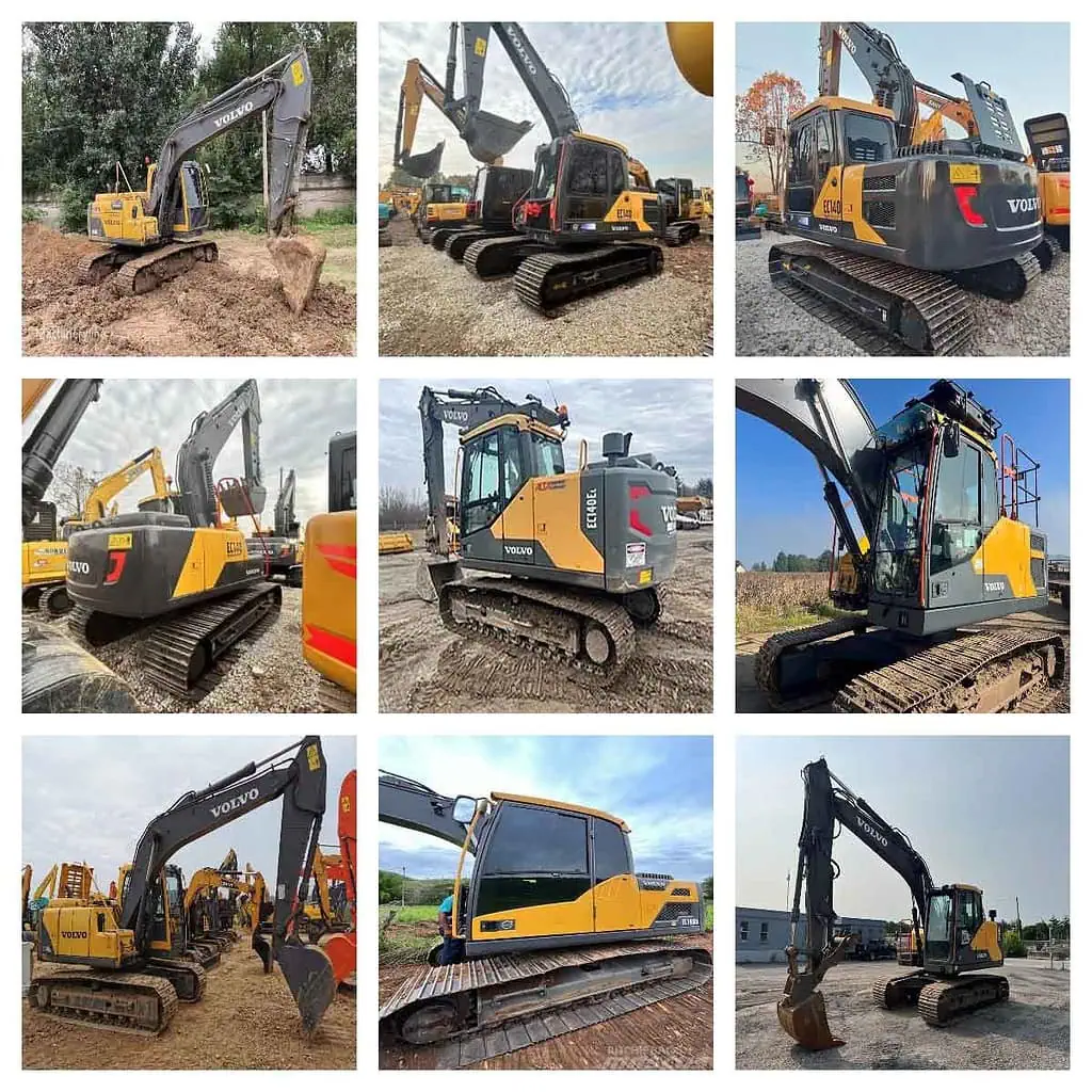 Used Volvo Excavators For Sale EC120D Small Excavator