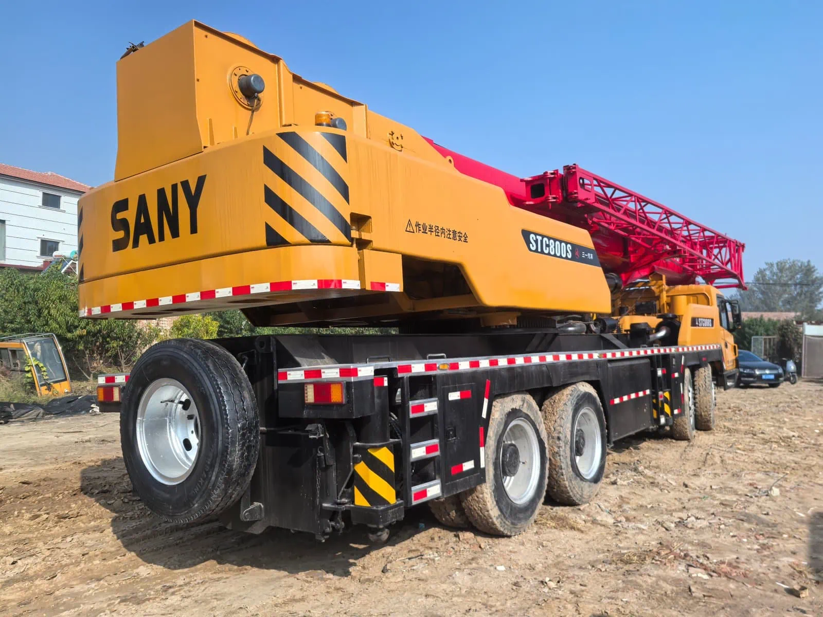 Used Cranes Sany STC800 For Sale China’s Top Brand 80 Ton Cranes