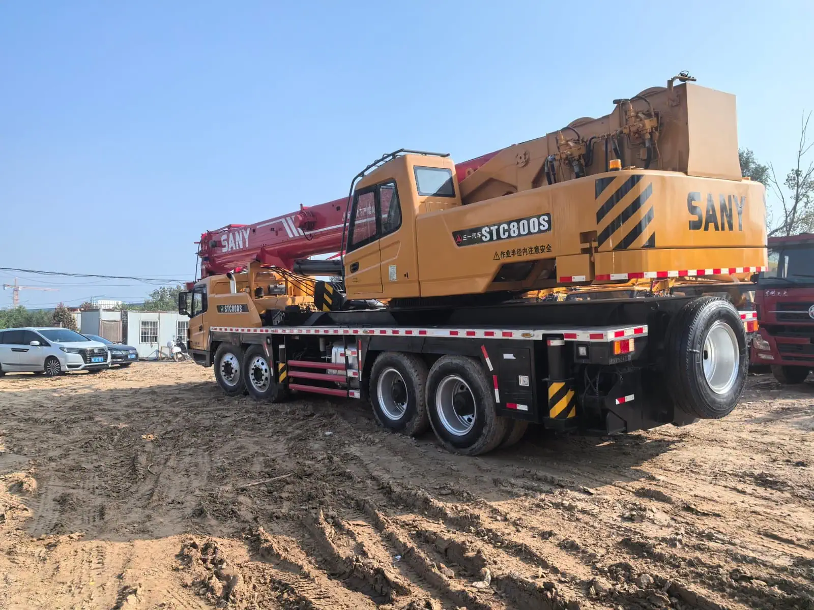 Used Cranes Sany STC800 For Sale China’s Top Brand 80 Ton Cranes