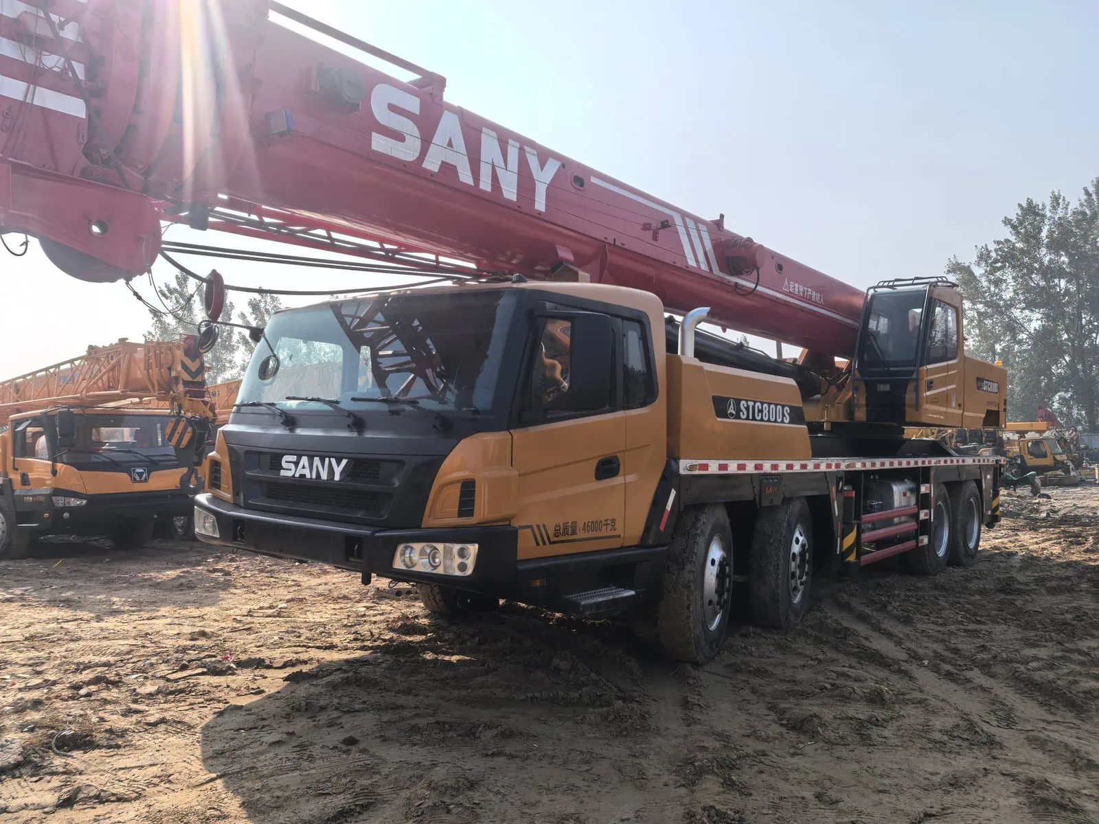 Used Cranes Sany STC800 For Sale China’s Top Brand 80 Ton Cranes