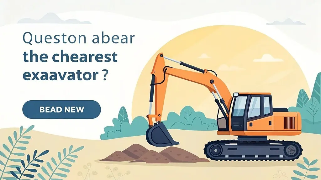 What Is The Cheapest Excavator You Can Buy? Best 7 Tips