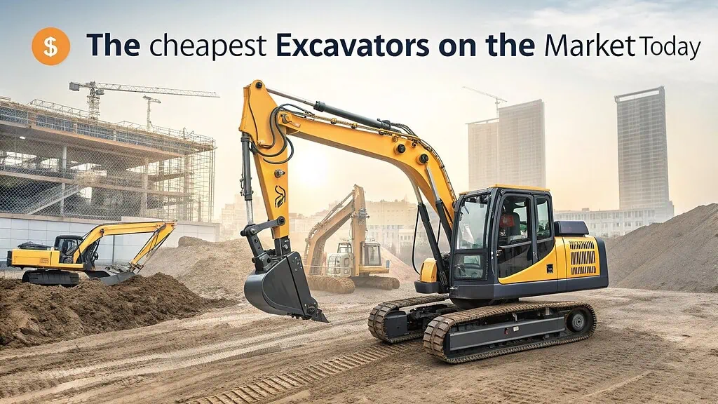 What Is The Cheapest Excavator You Can Buy? Best 7 Tips